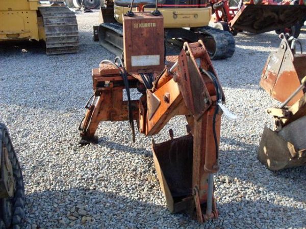 Kubota K 600 3pt Backhoe Attachment