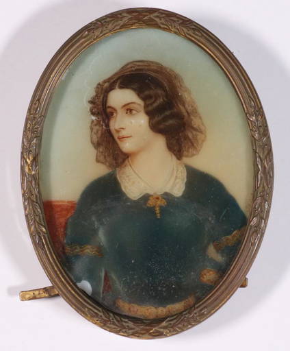 19th C. English Miniature Portrait