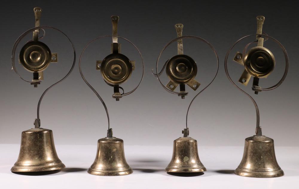 (4) Victorian Servant Bells