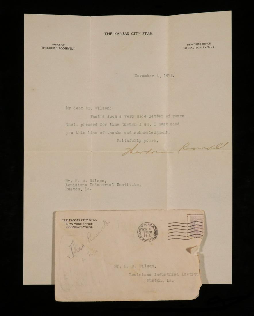 1918 THEODORE ROOSEVELT SIGNED NOTE - Mar 26, 2020 | Vintage Accents ...