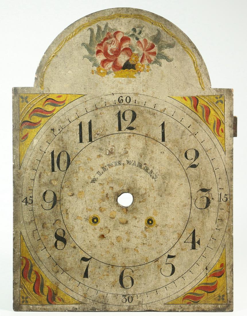 PAINTED CLOCK DIAL - May 21, 2020 | Vintage Accents Auctions in ME