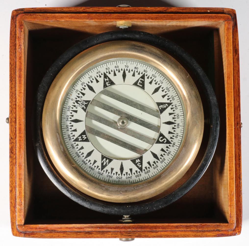 Cased Wilcox Crittenden Ship's Compass