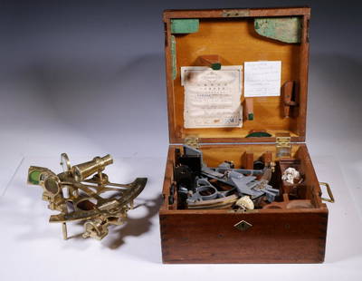 Japanese Tamaya Sextant With Case