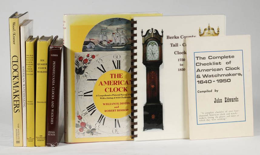 (8) Books On Clocks