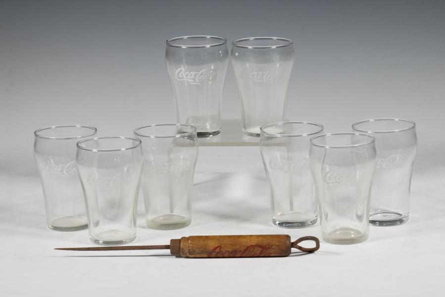 (9) Vintage Coca Cola Collectibles