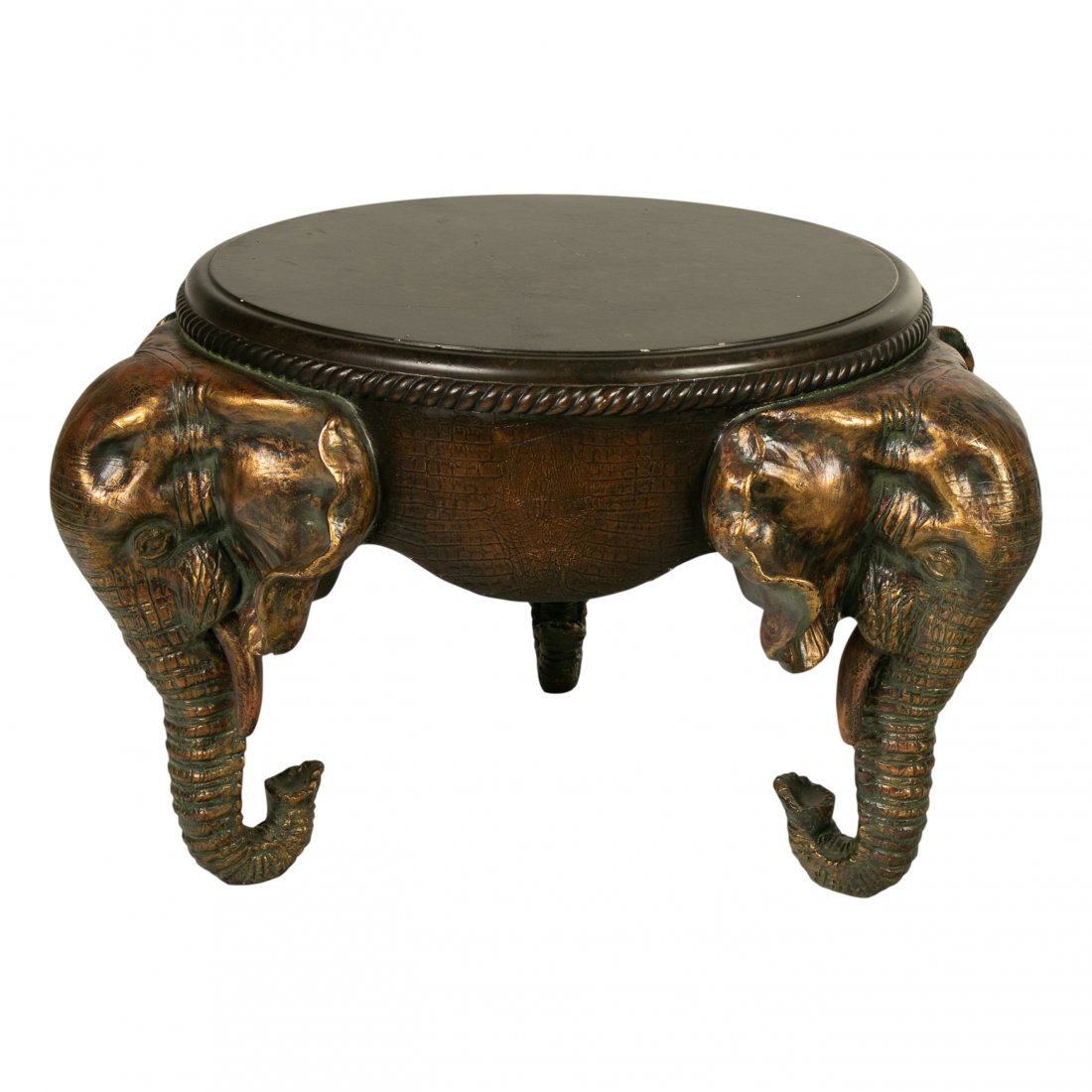 Elephant Head Legs Wood Coffee Table