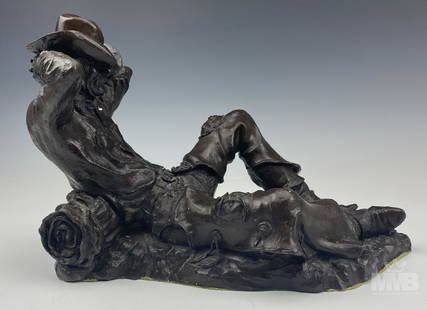 Rusty Phelps (american, B. 1936) Bronze Sculpture