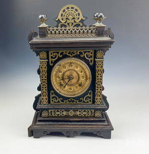 Antique Ansonia (paris) Iron Mantle Clock