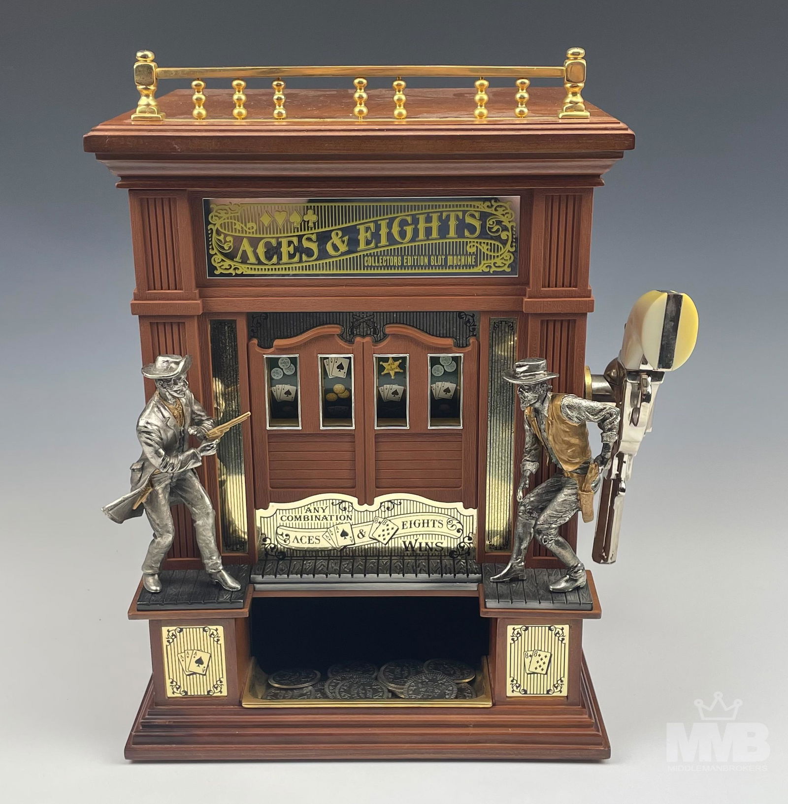 Aces & Eights Collectors Edn Western Slot Machine