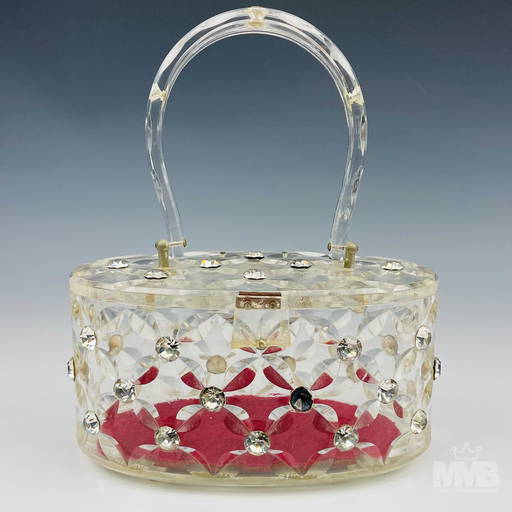 Gilli Originals New York Mid Century Lucite Purse