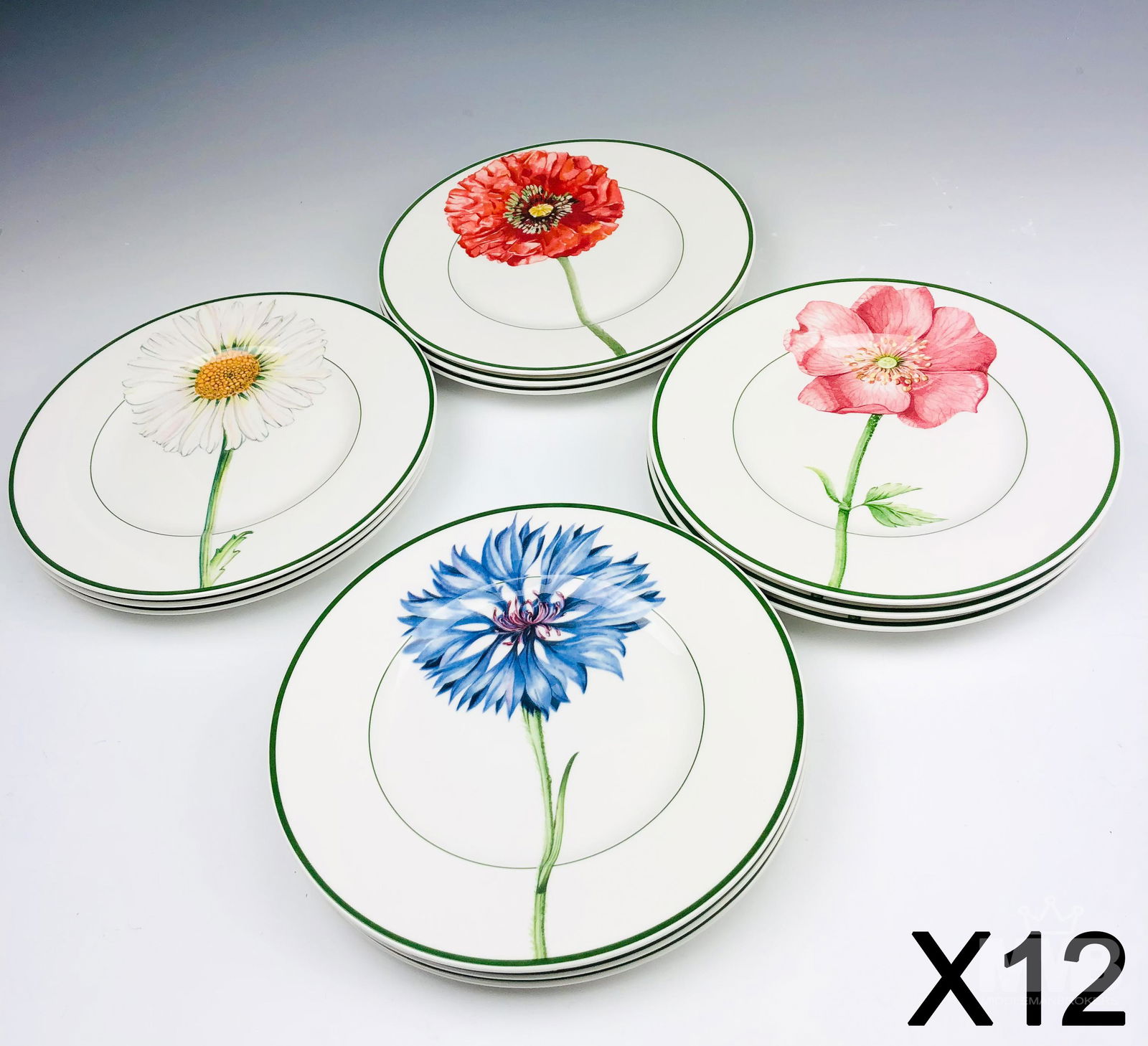 12 Villeroy & Boch Porcelain Flora Salad Plates (#0190) on Mar 16, 2022 ...