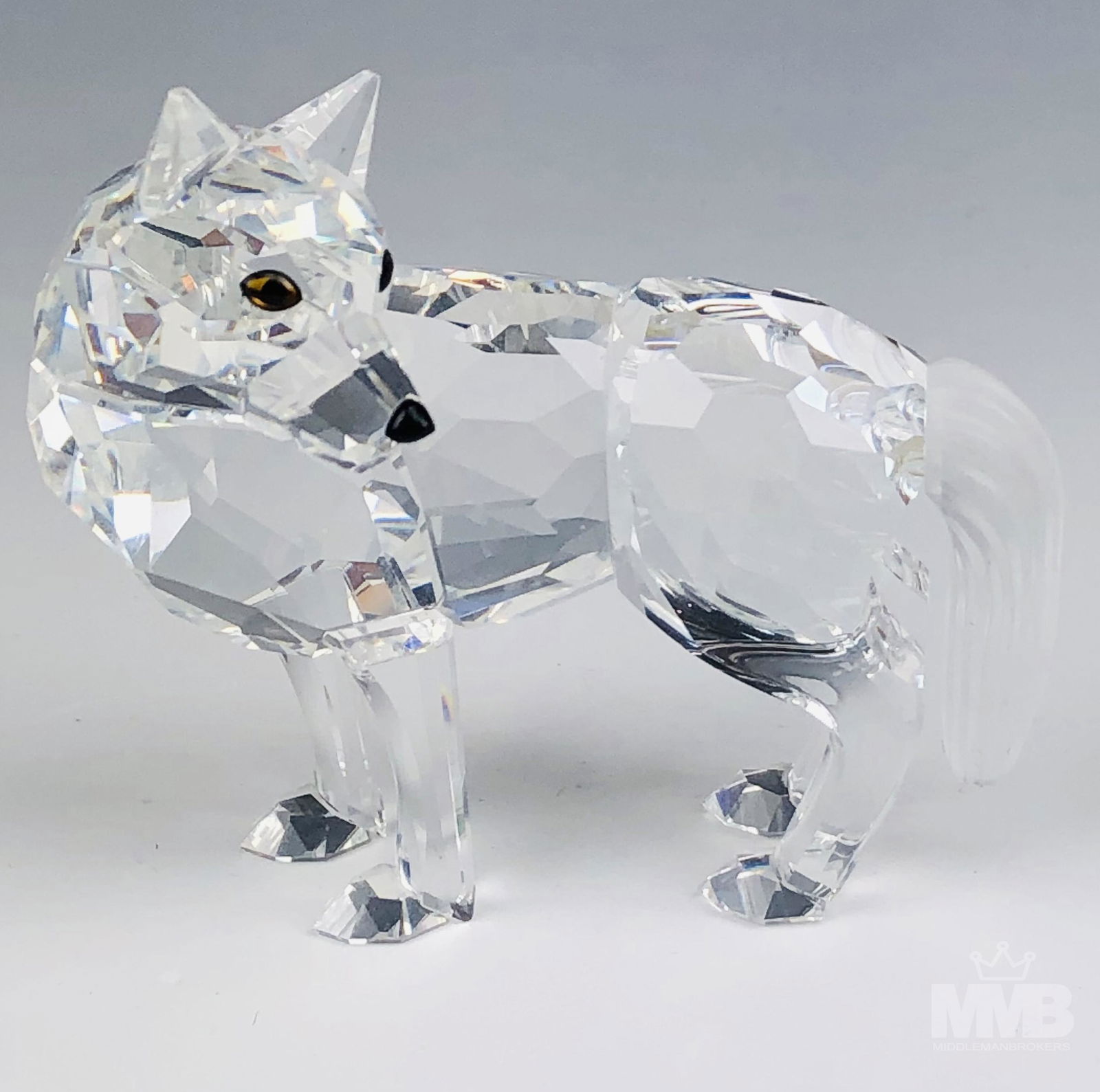 Swarovski Austrian Crystal Wolf #7550 Figurine (#0360) on Apr 13, 2022 ...