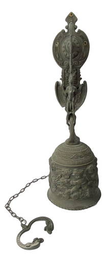 Antique Victorian Cherub Griffin Monastery Bell