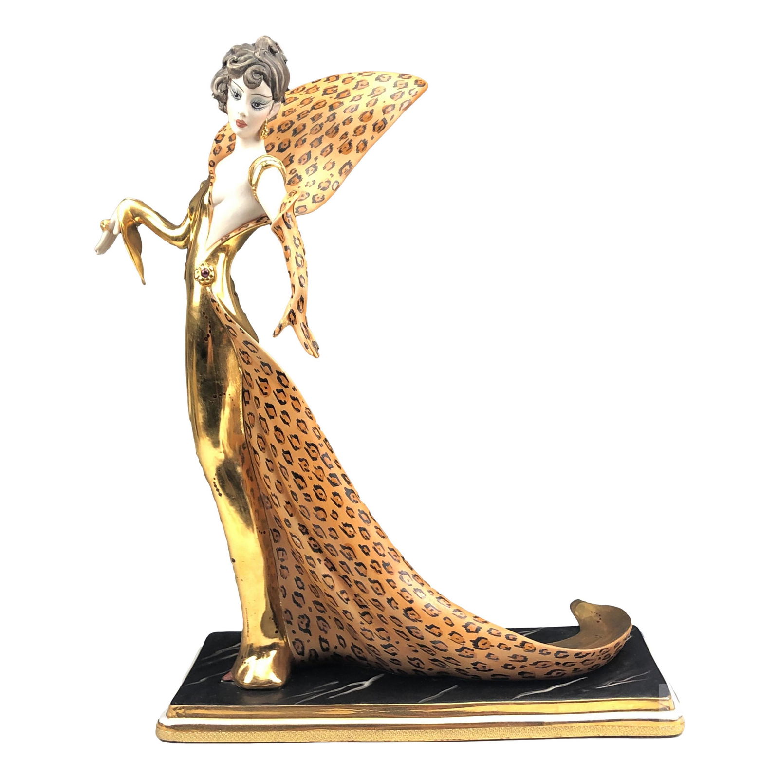 Capodimonte Mario Pegoraro Woman Vamp Sculpture