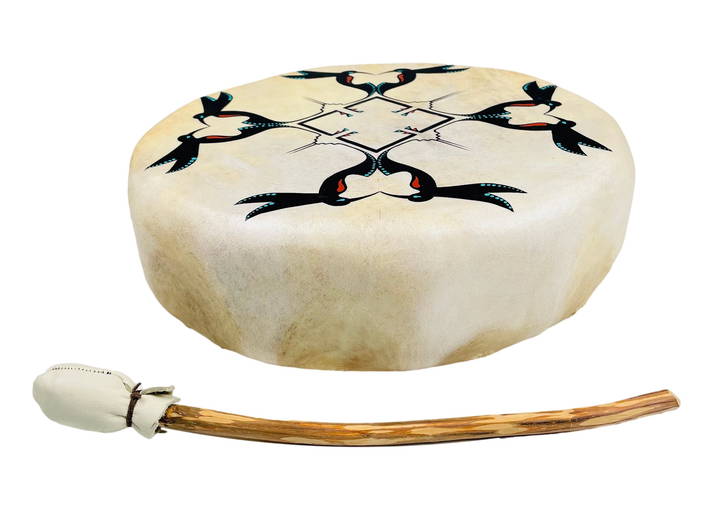 Native American Indian Hummingbird Shaman Drum