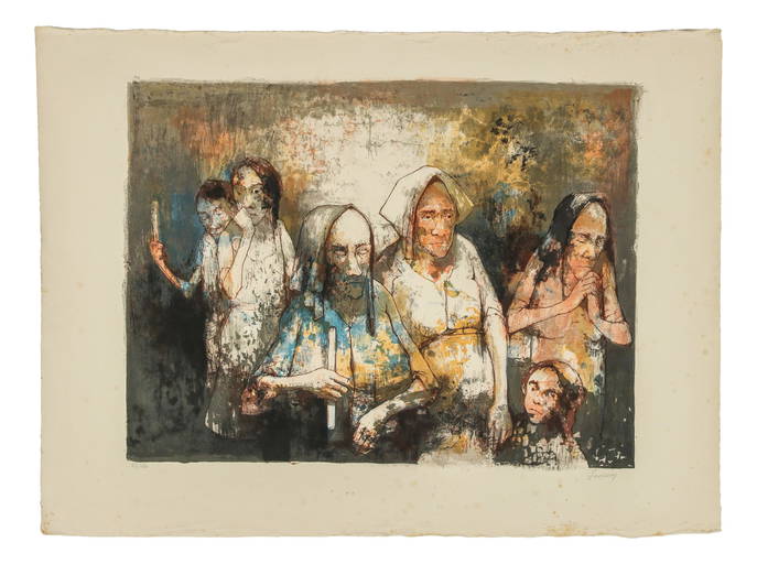 Jean Jansem 1920-2013 Figural Lithograph SIGNED (#0607) on Jan 11, 2023 ...