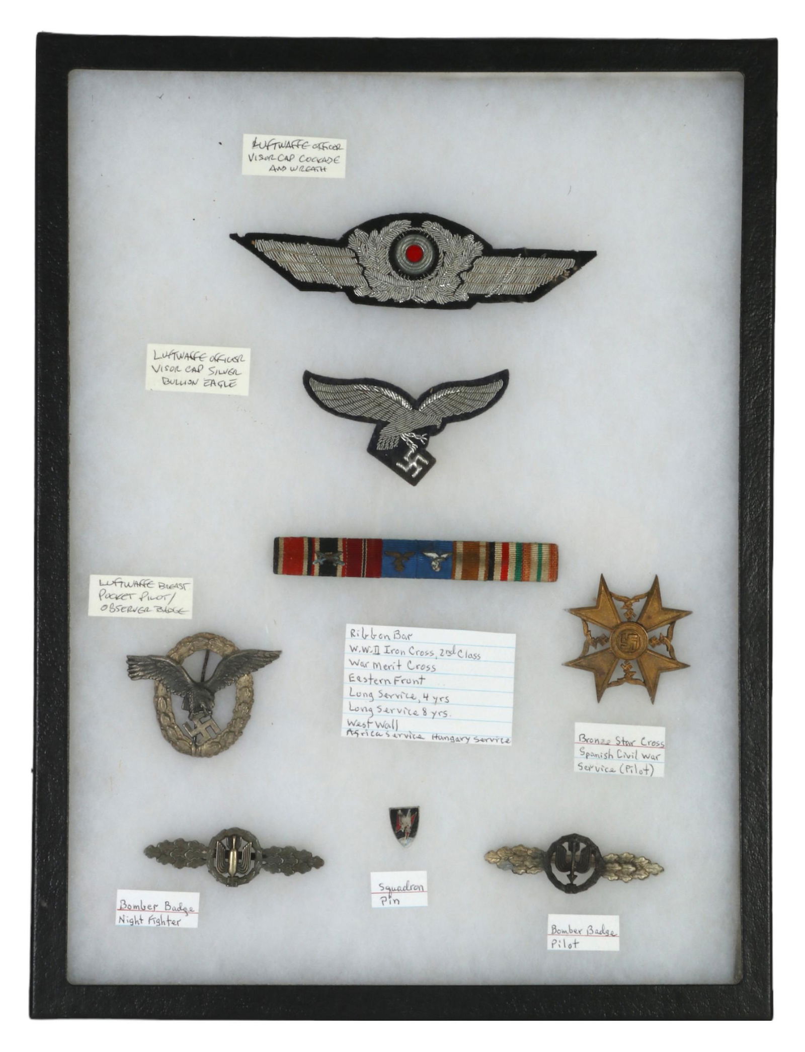 Wwii Third Reich Luftwaffe Badges Awards And Pins