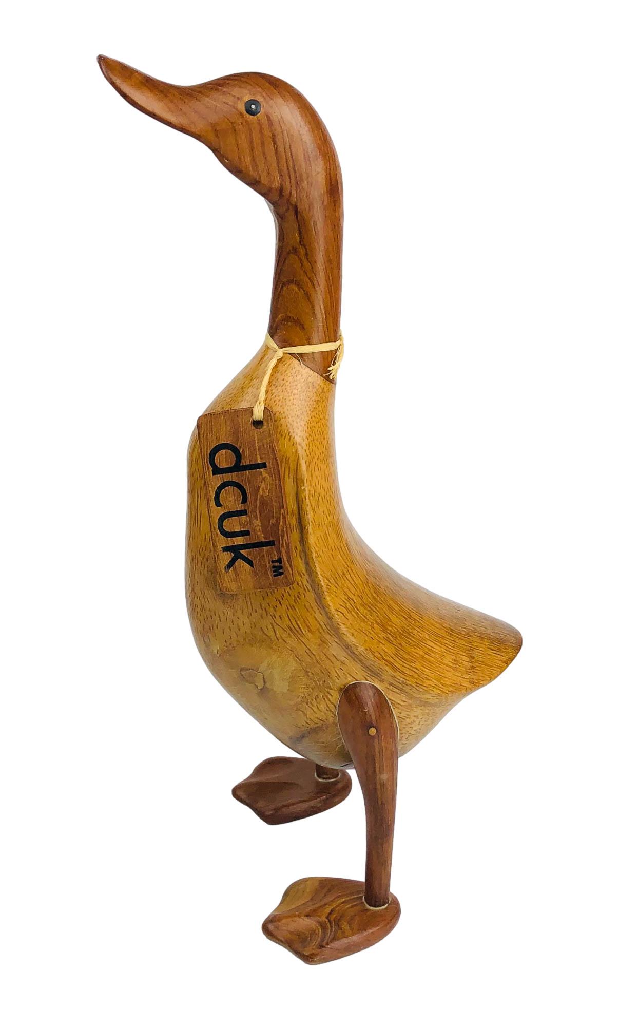 Bamboo & Teak Wood Folk Art Wooden Duck Sculpture - Apr 19, 2023 ...