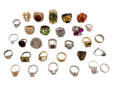 27 Costume Rings
