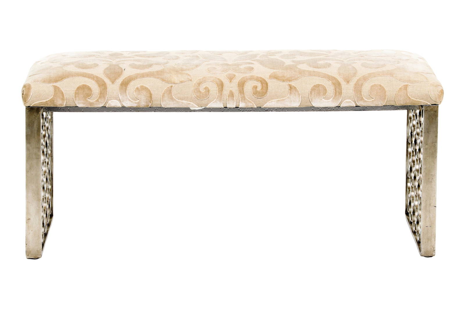 Modern Orientalist Upholstered Divan Couch Bench Auction