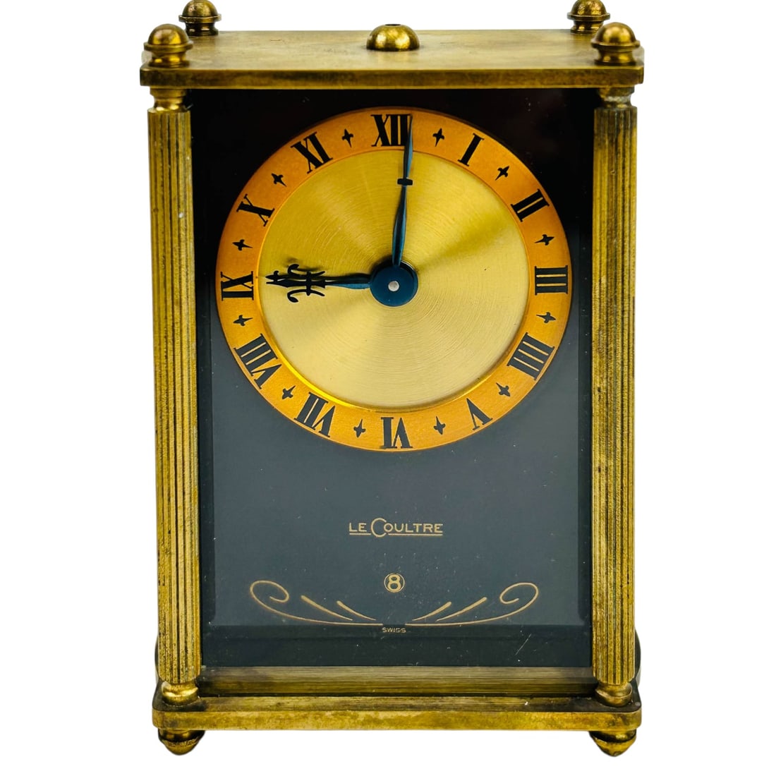 Jaeger Lecoultre Swiss 8 Day Travel Alarm Clock Auction