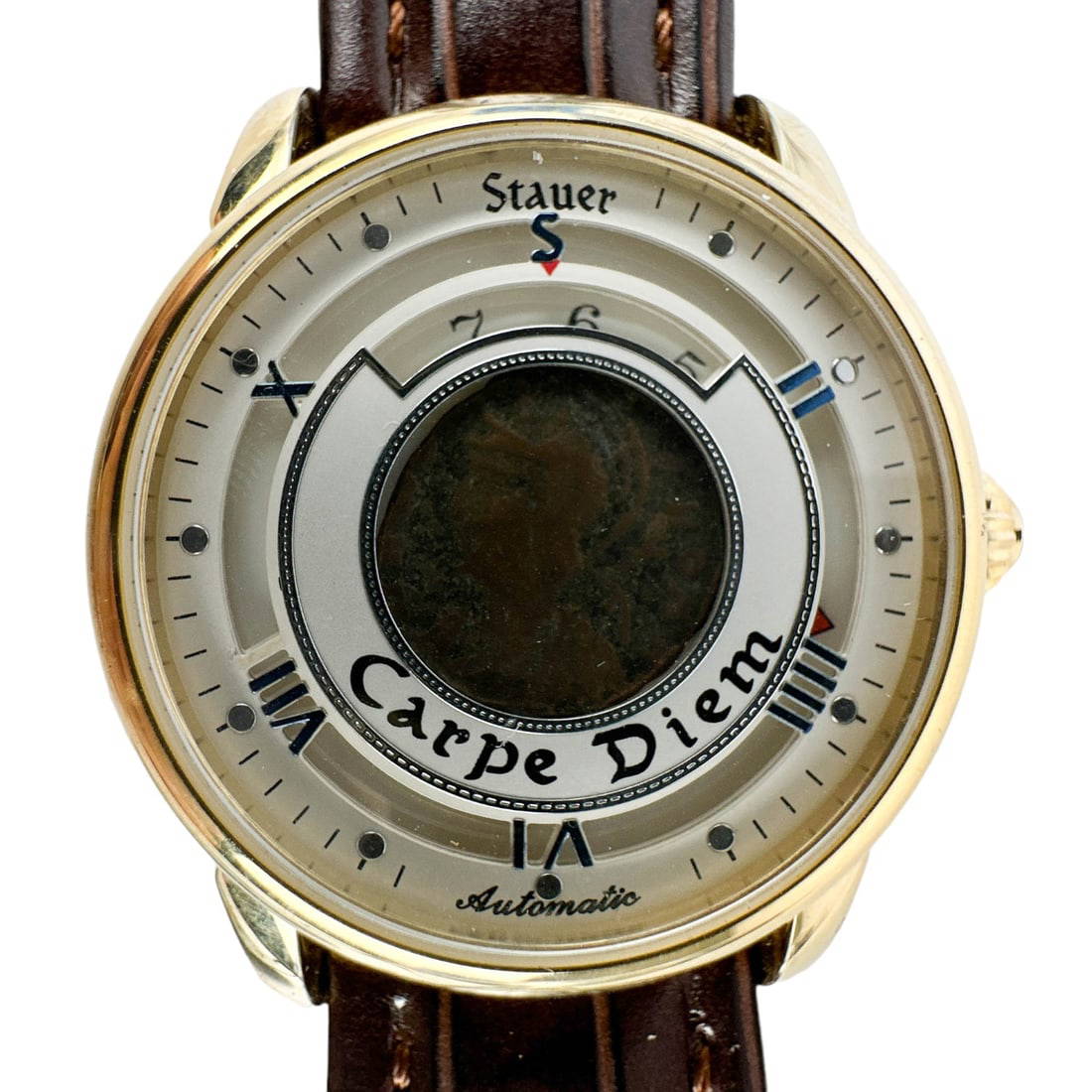 Stauer Roman Coin 19258 Self Winding Wrist Watch Auction