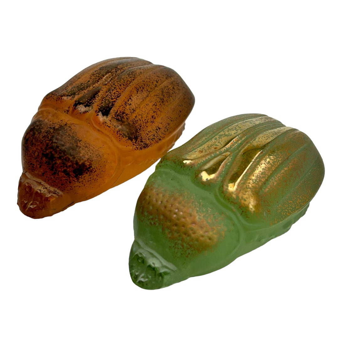 Lalique Crystal Scarab Beetle Insect Figurine Box Auction