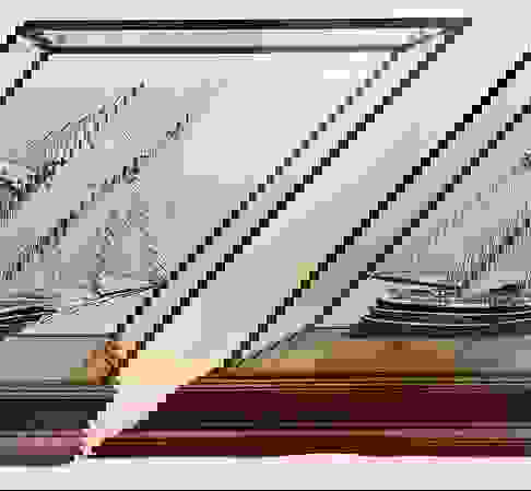 1854 American Brigantine Newsboy Sail Ship Model Auction