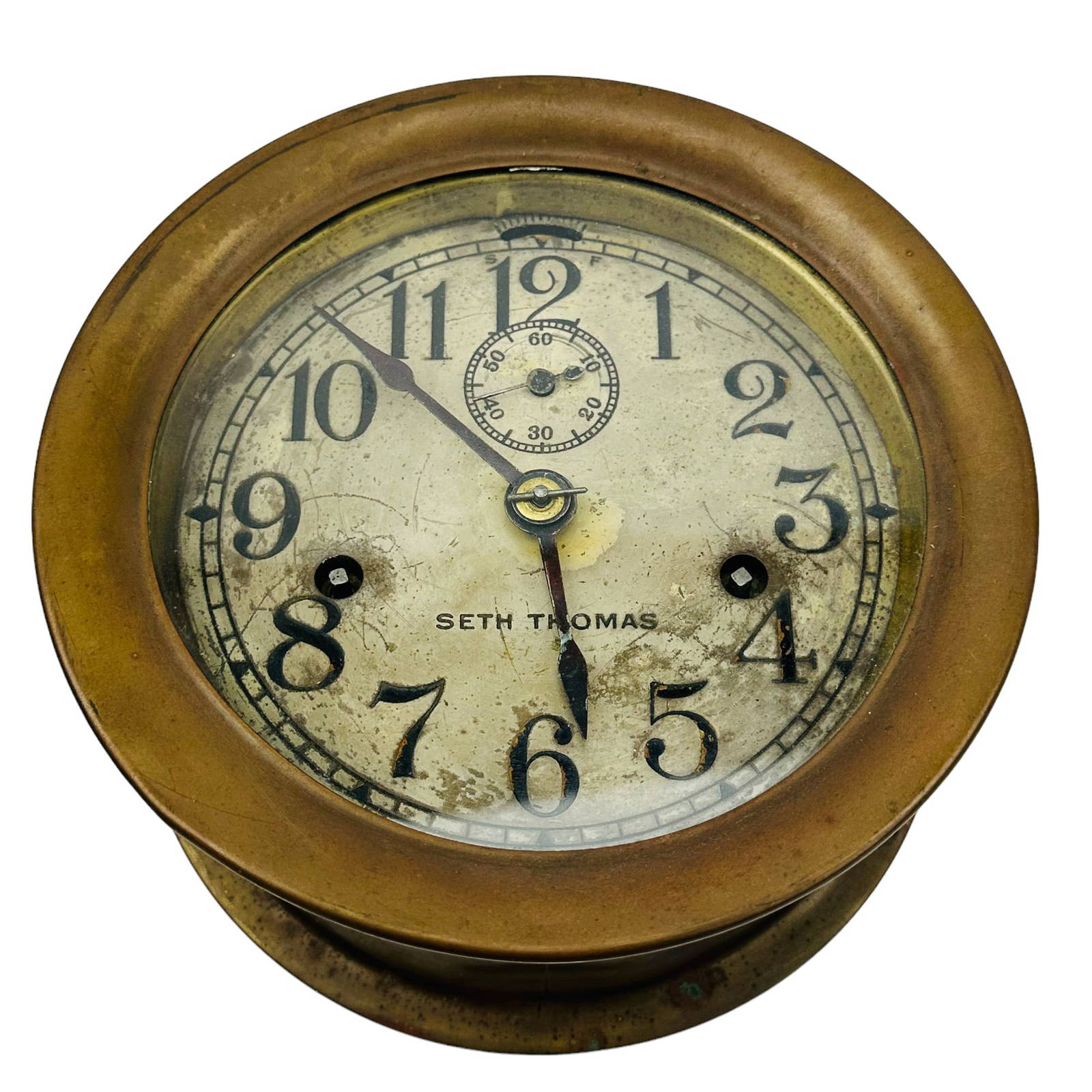 Seth Thomas Nautical Maritime Boat Ship's Clock Auction