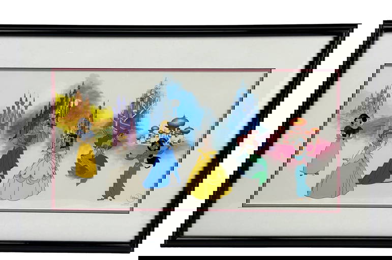 Walt Disney Parade Of Princesses Le Color Sericel