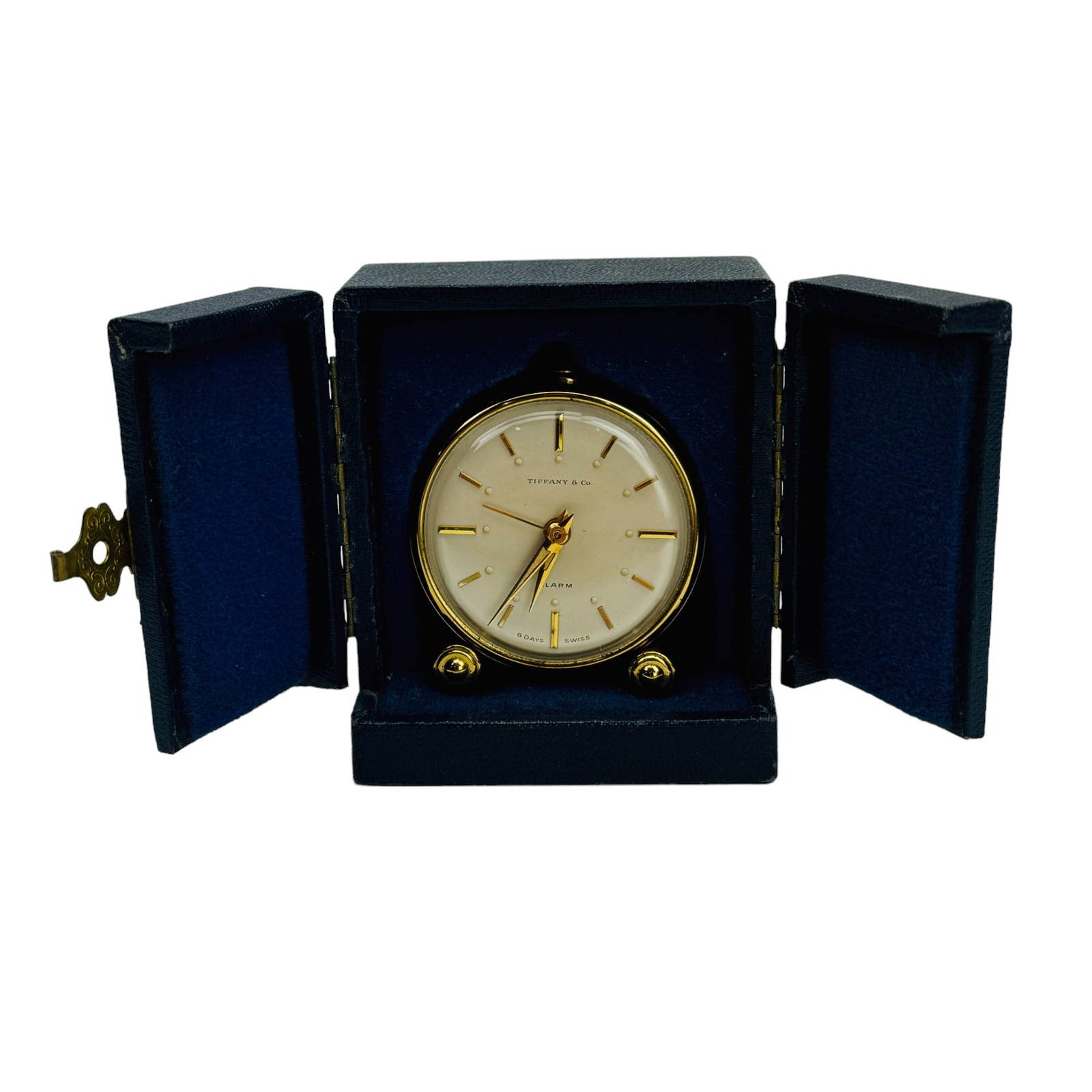 Tiffany Co Angelus Art Deco Travel Alarm Clock Box Auction
