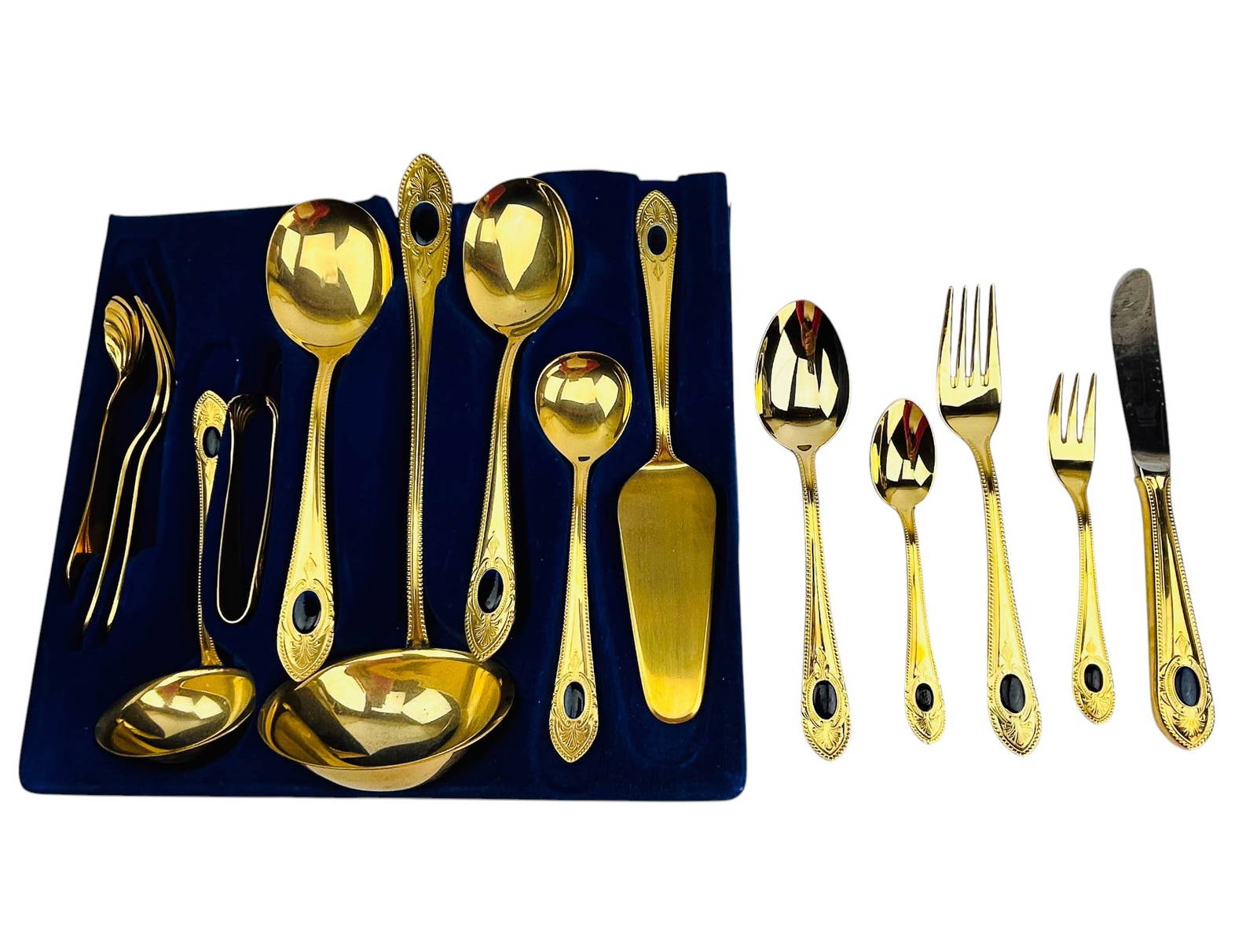 Solingen Germany Gold Plated Spoon Fork Knife 69p Auction