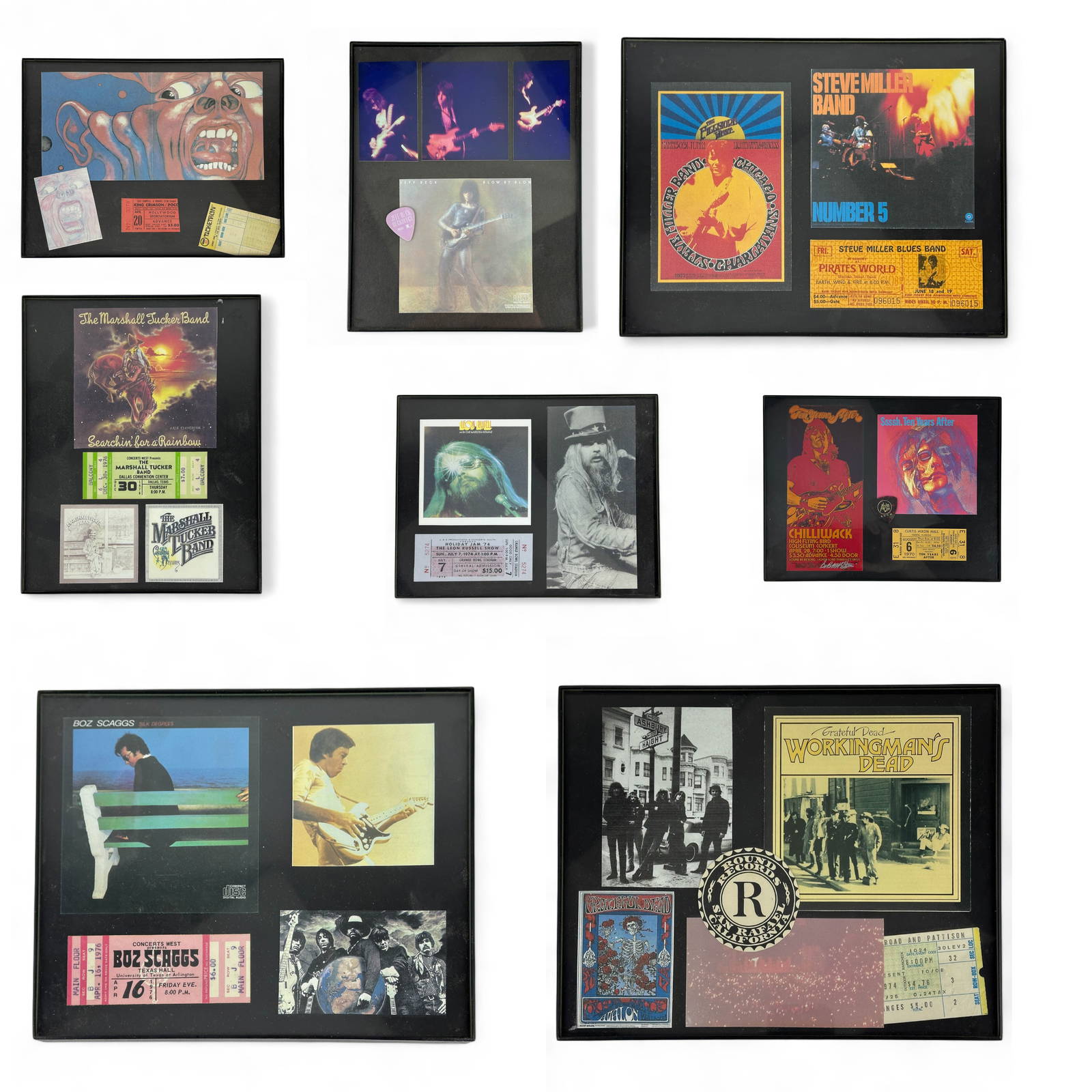 Jeff Beck Boz Scaggs Concert Ticket Stub Ephemera Auction