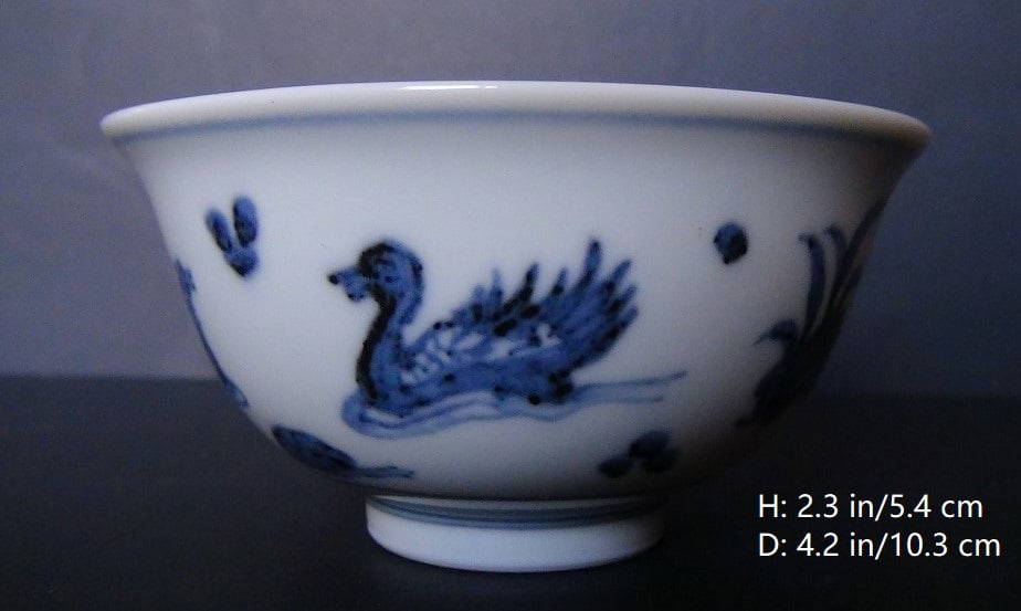Special Chinese Antique White Blue Small Bowl Auction
