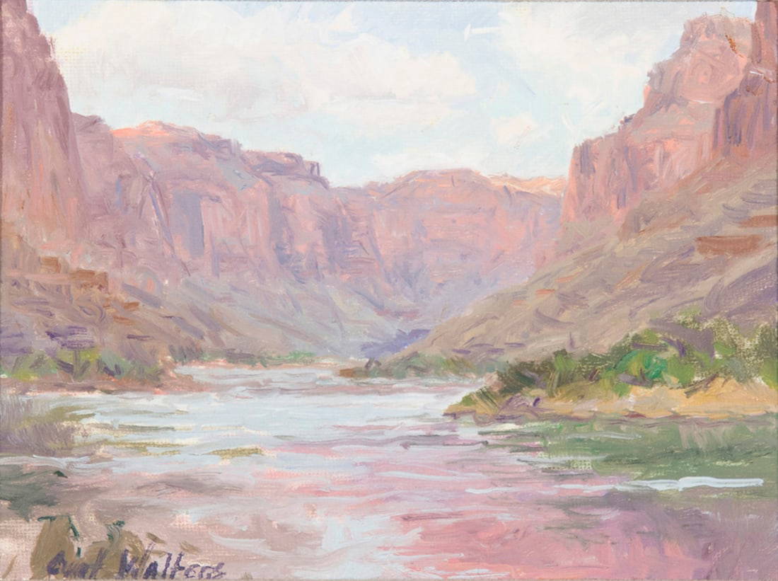 Curt Walters, "mile 120 - Grand Canyon, Colorado River" Auction