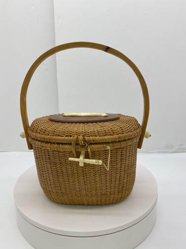 Vintage Nantucket Carved Scrimshaw Basket Purse - May 26, 2020 | Tunick ...