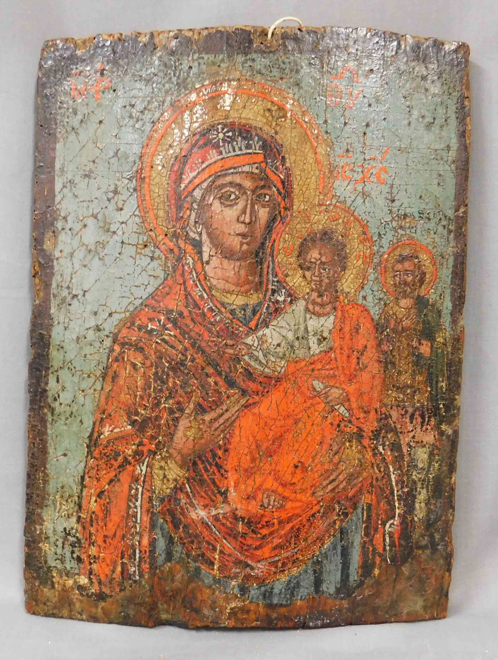 Ikone. Maria Mit Jesuskind. Auction