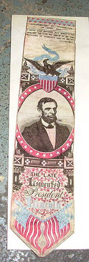 Abraham Lincoln In Memoriam Bookmark.