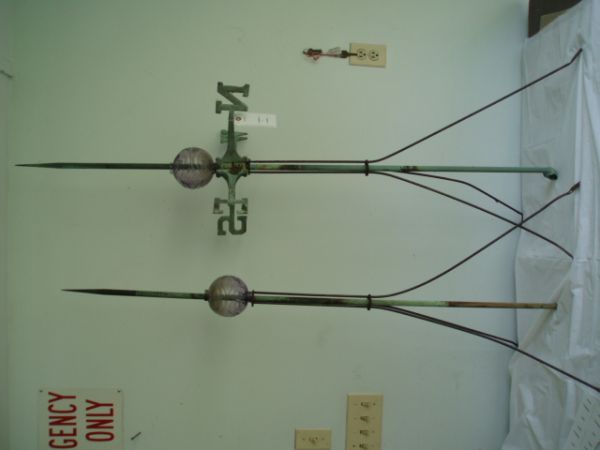 Two Old Lightening Rods.