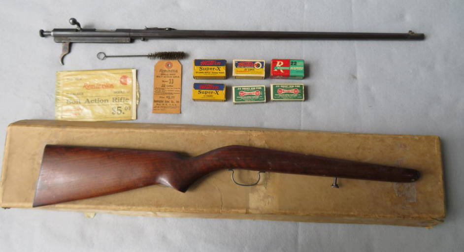 Remington Model 33 Bolt Action 22 Cal. Rifle In