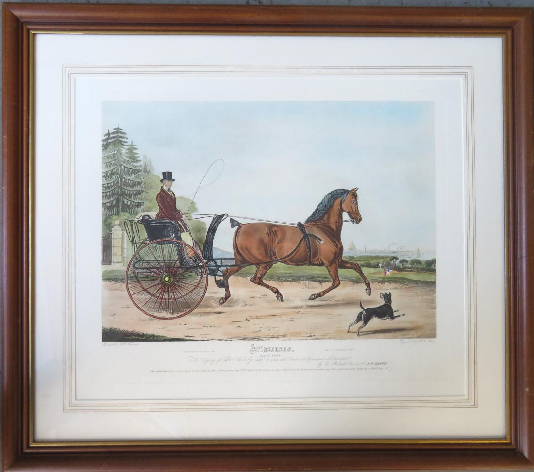 Lithograph of a Horse and carriage, large folio, hand - Apr 07, 2019 ...