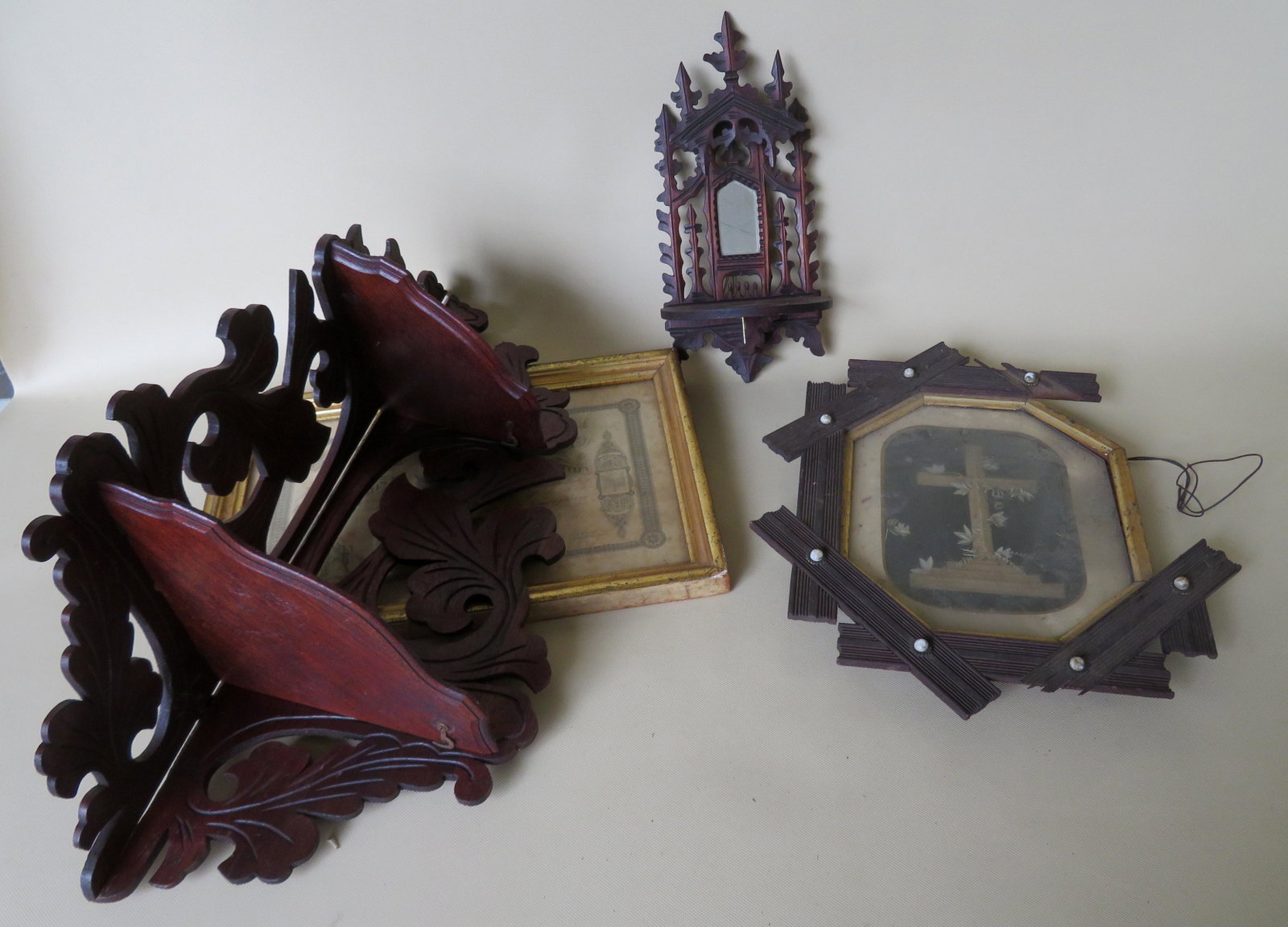 Four Victorian collectibles including a small walnut - Jan 04, 2020 ...