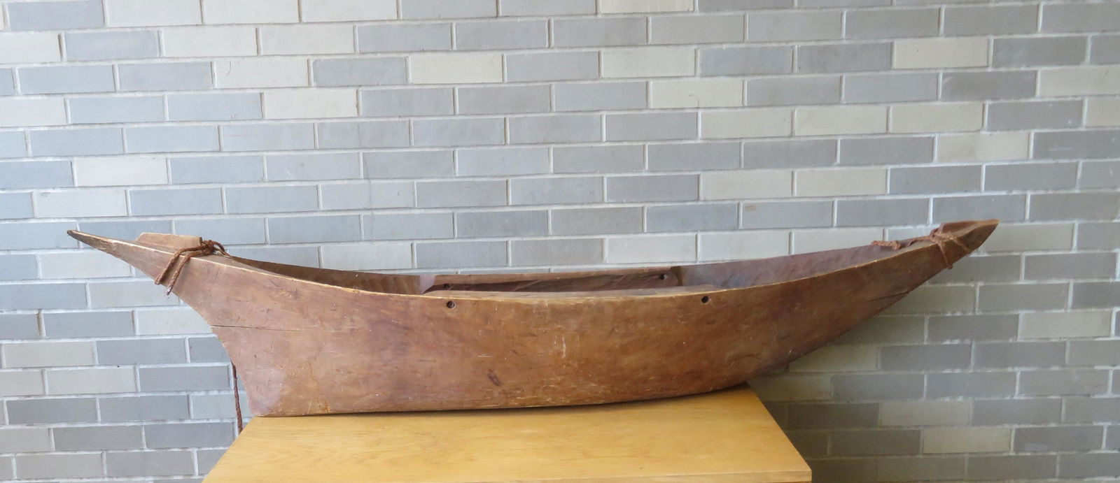 A primitive dugout canoe, probably for a child, 19th - Mar 28, 2020 ...