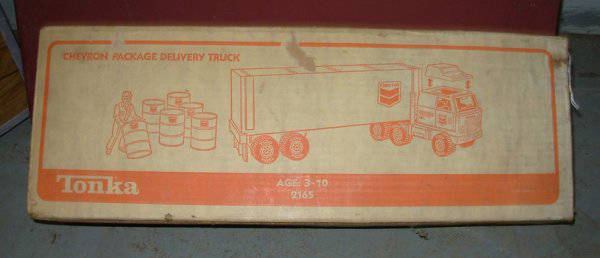 Tonka Chevron Package Delivery Tractor Trailer #21