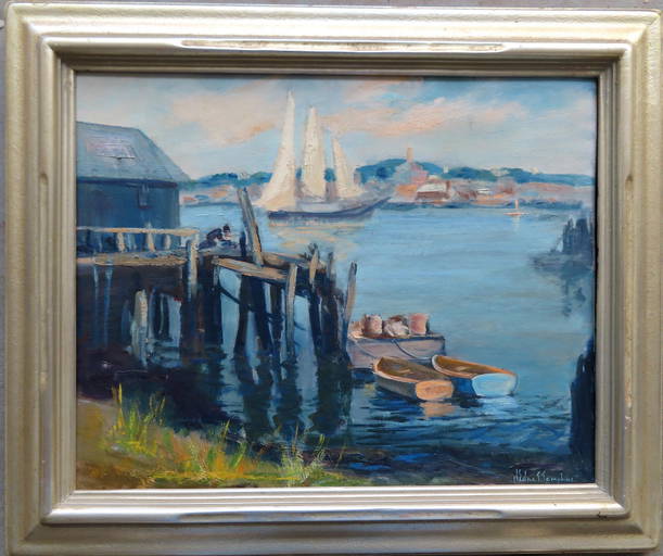 H. Edna T. Tompkins (poughkeepsie Ny, 1912 2007). O/b