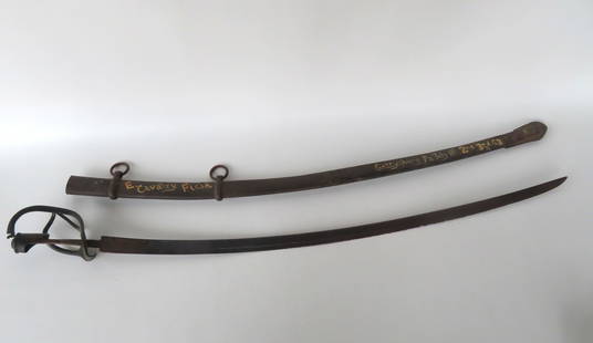 Civil War Archive With Gettysburg Sword Of