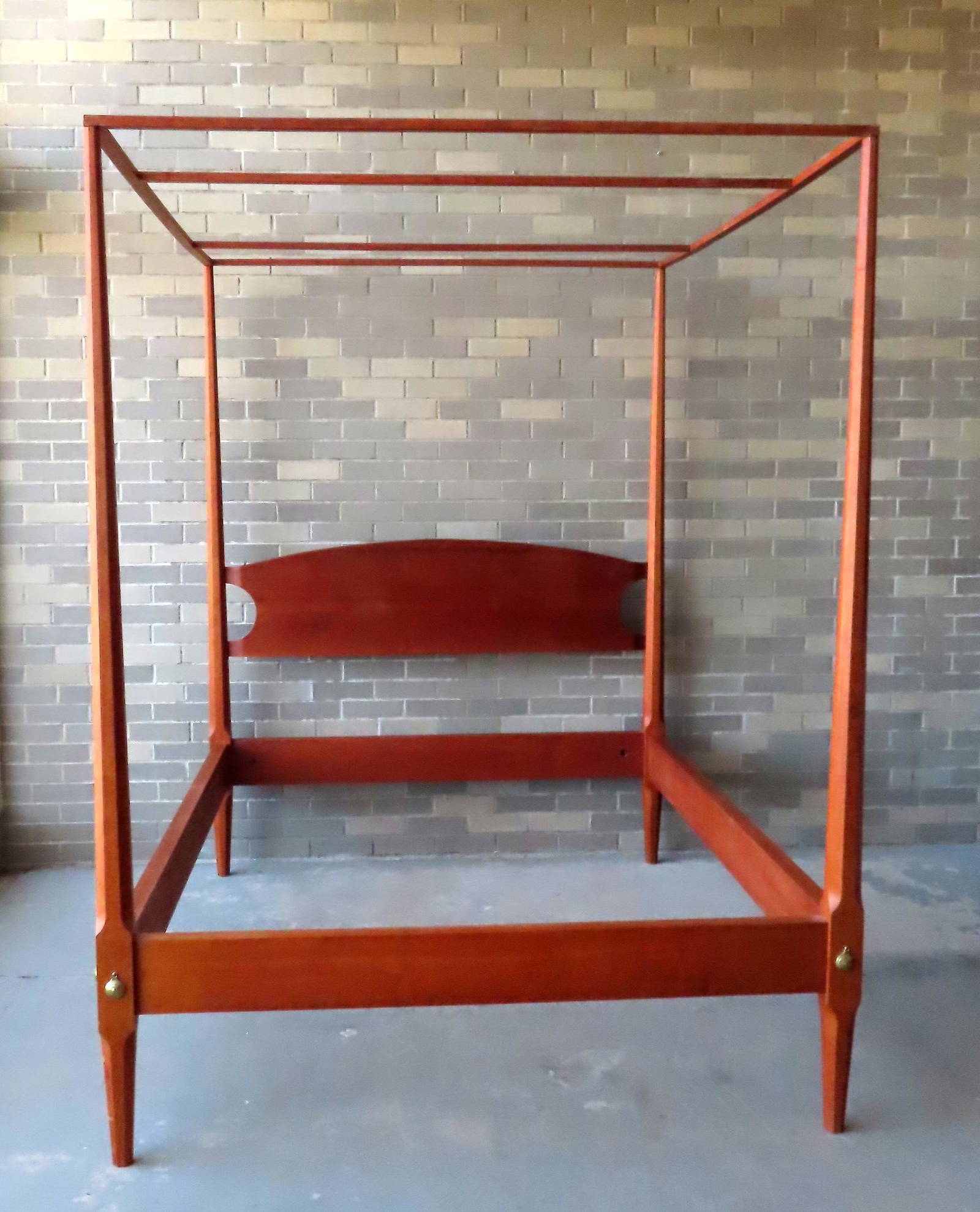 A Thomas Moser (attributed) Custom Made Cherry Hepplewhite Style Tester ...