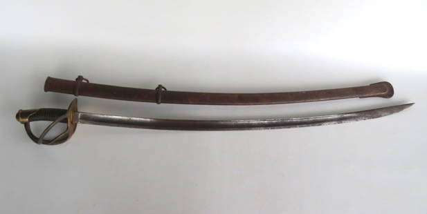 Two Civil War Swords With Scabbards