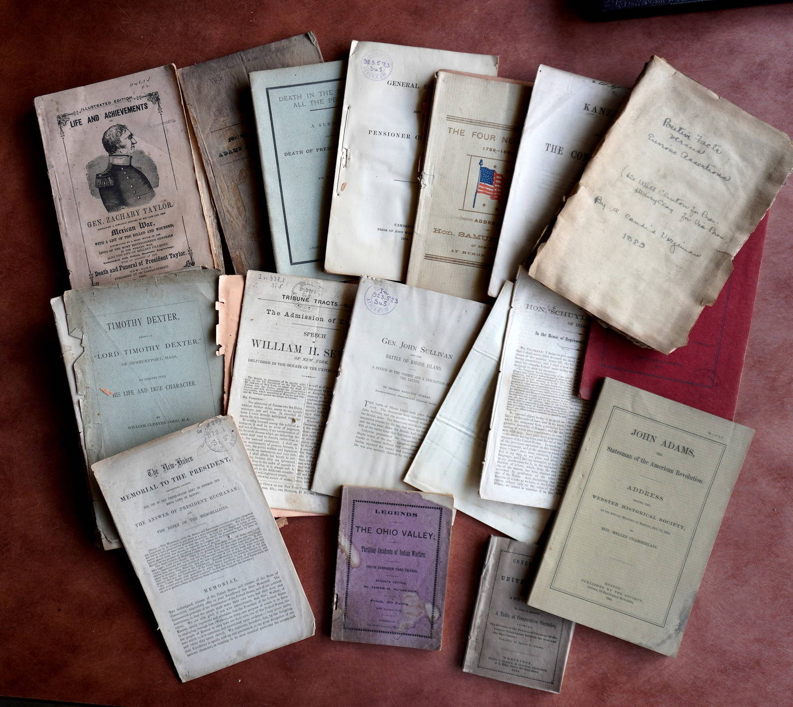 Grouping Of Mostly 19th Century Political & Governmental Pamphlets ...