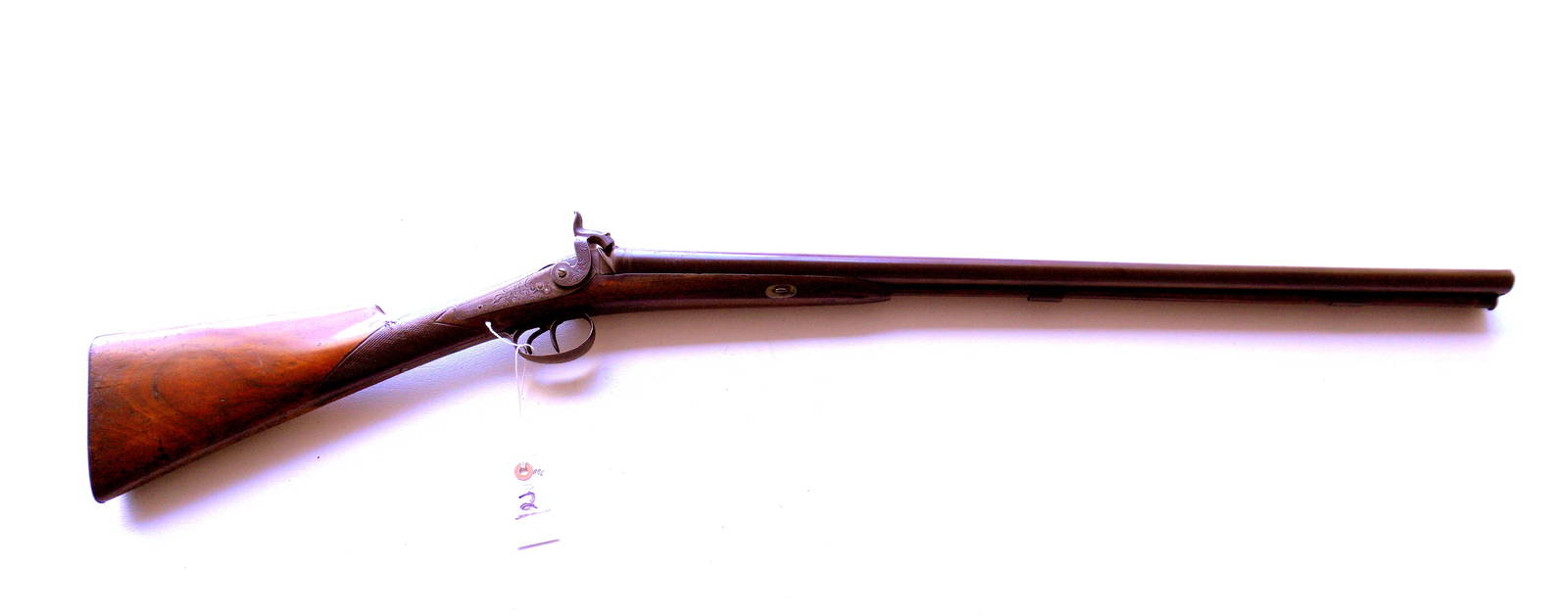 An Early Dutchess County Ny Double Barrel Percussion Shotgun, Possibly ...